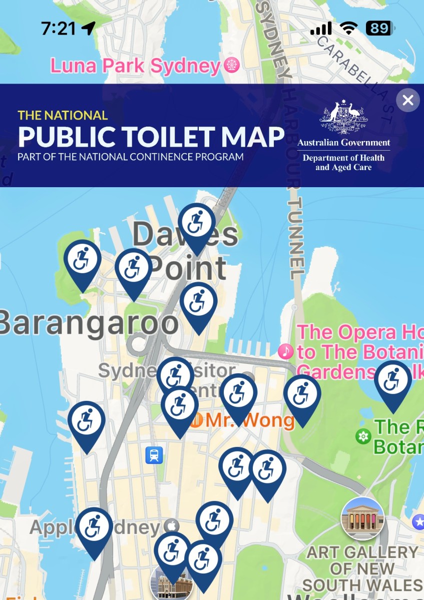 Australia’s Toilet Map App | Travels with my Scooter